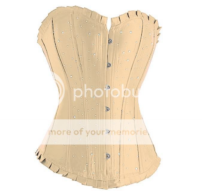New Sexy Diamante Long Bodied Corset Corsets A3006 Ebay