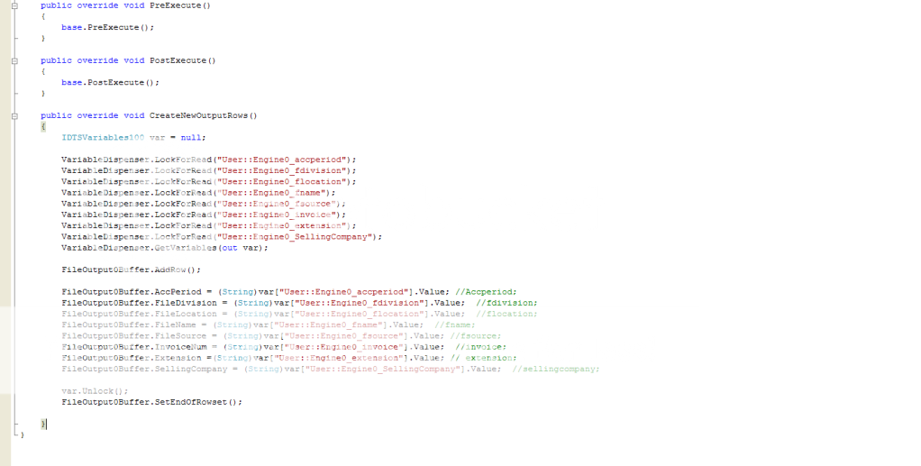 SSIS : Using the VariableDispenser object within Script Components – SQLServerCentral